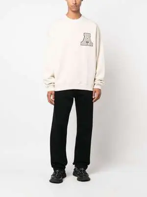 Axel Arigato Organic-cotton Sweatshirt With Logo Patch