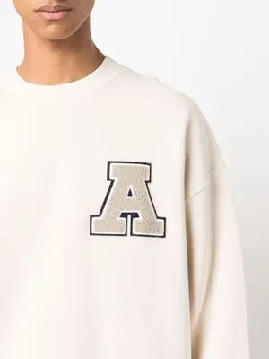 Axel Arigato Organic-cotton Sweatshirt With Logo Patch
