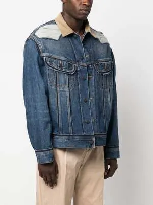 MAISON MARGIELA X Pendleton Distressed Denim Jacket