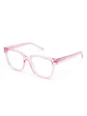 CHIARA FERRAGNI Transparent Square-frame Eyeglasses