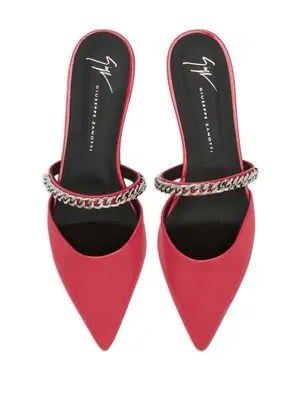 GIUSEPPE ZANOTTI Laurette Flat Mules - Pink