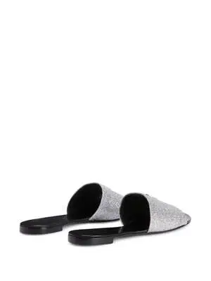 GIUSEPPE ZANOTTI Shirley Glitter Sandals - Silver