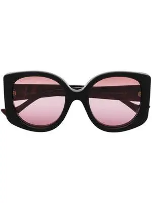 Gucci Oversized Logo-arm Sunglasses