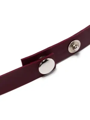 Philosophy Di Lorenzo Serafini Bordeaux Floral Appliqué Choker