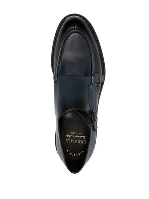 DOUCAL'S Double-buckle Monk Shoes - Black