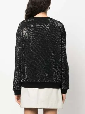 Pinko Crystal-embellished Sweatshirt