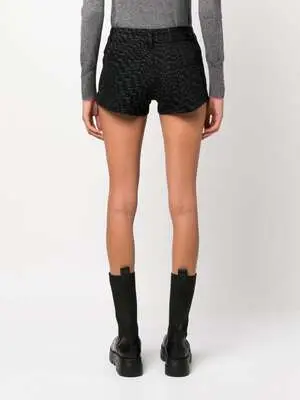 Pinko Logo-print Denim Shorts
