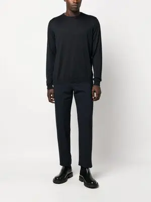 Giorgio Armani Crew-neck Jumper - Blue