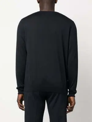 Giorgio Armani Crew-neck Jumper - Blue