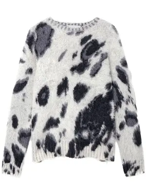 Stella McCartney Brushed Jacquard Jumper - White