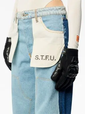 Heron Preston Panelled Mid-rise Jeans