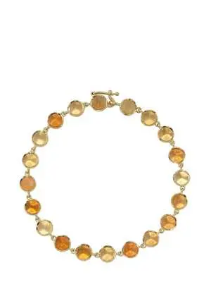 Irene Neuwirth 18kt Yellow Fire Opal Link Bracelet - Gold