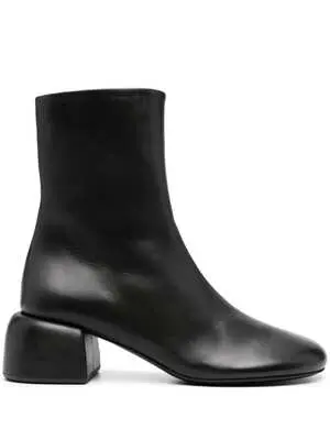 Marsèll 50mm Basata Leather Ankle Boots - Black