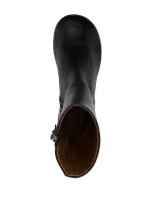 Marsèll 50mm Basata Leather Ankle Boots - Black