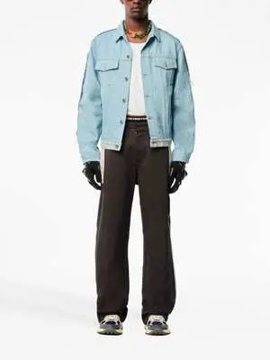 Heron Preston Logo-patch Denim Jacket - Blue