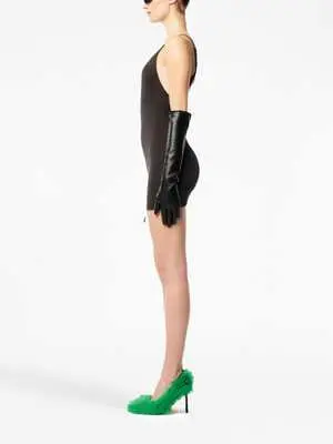 Heron Preston Lace-up Mini Dress