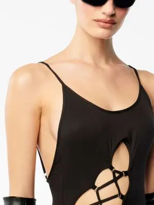 Heron Preston Lace-up Mini Dress