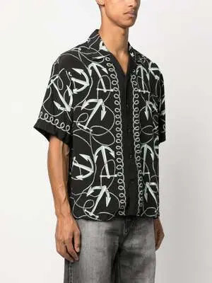 NEIGHBORHOOD Anchor-print Camp Shirt