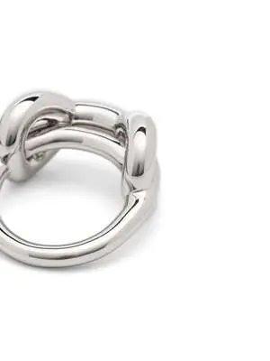 Charlotte Chesnais Binary Chain Ring - Silver