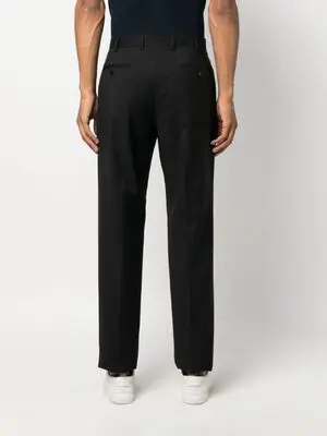 Brioni Tailored Straight-leg Trousers - Black