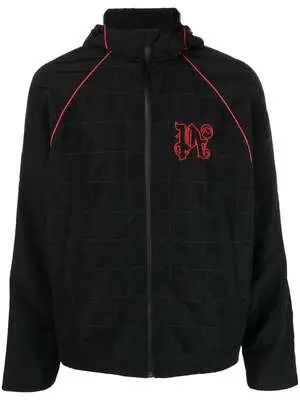Palm Angels Logo-embroidered Shell Jacket