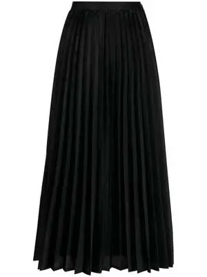 Junya Watanabe High-waist Pleated Midi Skirt