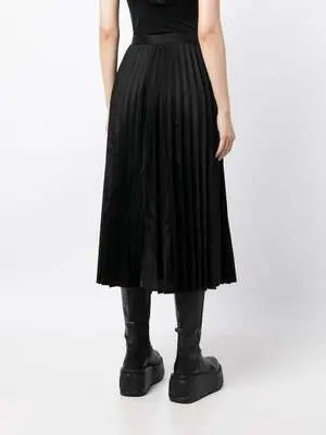 Junya Watanabe High-waist Pleated Midi Skirt