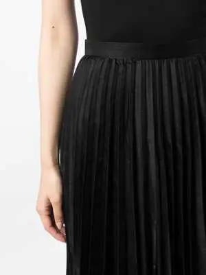 Junya Watanabe High-waist Pleated Midi Skirt