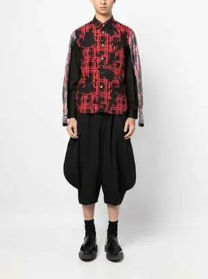BLACK COMME DES GARÇONS Graphic-print Shirt
