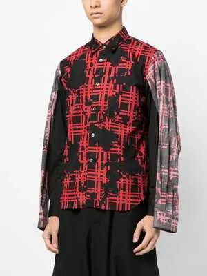 BLACK COMME DES GARÇONS Graphic-print Shirt