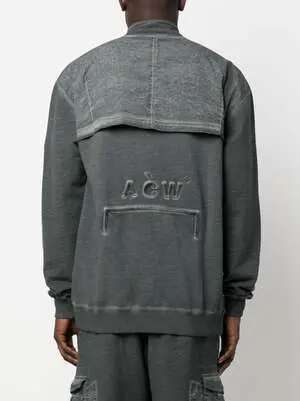 A-COLD-WALL* Zip-up Washed-cotton Sweatshirt