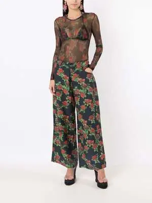 AMIR SLAMA Floral Culottes