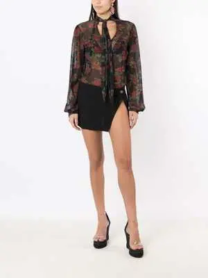 AMIR SLAMA Floral Blouse
