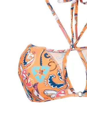 AMIR SLAMA Graphic-print Bikini Set