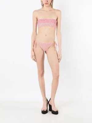 AMIR SLAMA Gingham Bikini Set