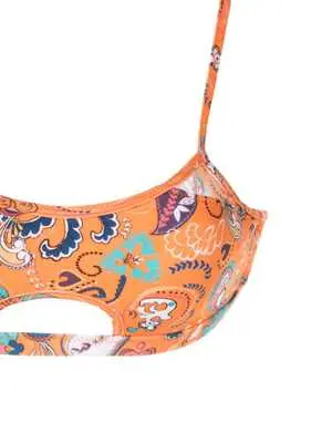 AMIR SLAMA Graphic-print Bikini Set