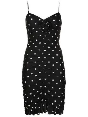 AMIR SLAMA Polka-dot Minidress