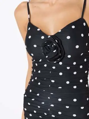 AMIR SLAMA Polka-dot Minidress