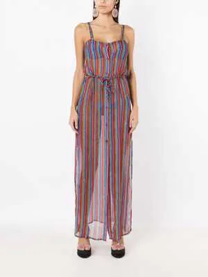 AMIR SLAMA Graphic-print Maxi Dress