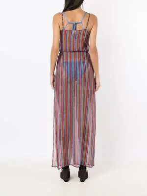 AMIR SLAMA Graphic-print Maxi Dress