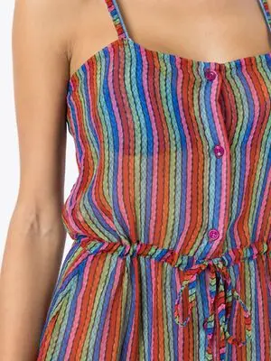 AMIR SLAMA Graphic-print Maxi Dress