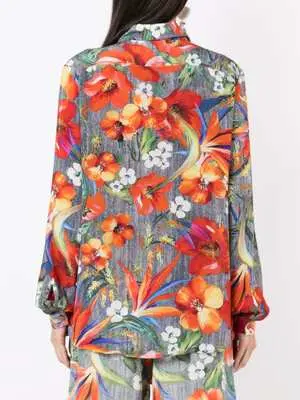 AMIR SLAMA Floral-print Shirt