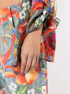 AMIR SLAMA Floral-print Shirt