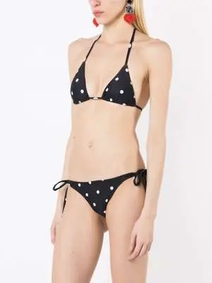 AMIR SLAMA Polka Dot Bikini Set