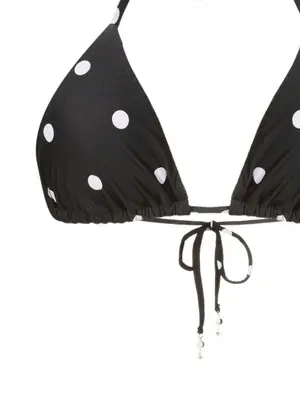 AMIR SLAMA Polka Dot Bikini Set