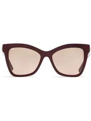 Mcm Butterfly-frame Tinted Sunglasses - Red