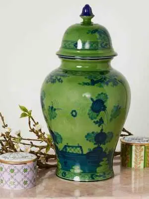 GINORI 1735 Large Potiche Porcelain Vase