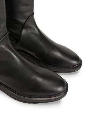 GIUSEPPE ZANOTTI Malakhie Knee-high Leather Boots - Black