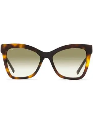 Mcm Butterfly-frame Tinted Sunglasses - Brown