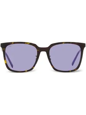 Mcm Rectangular Frame Sunglasses - Brown